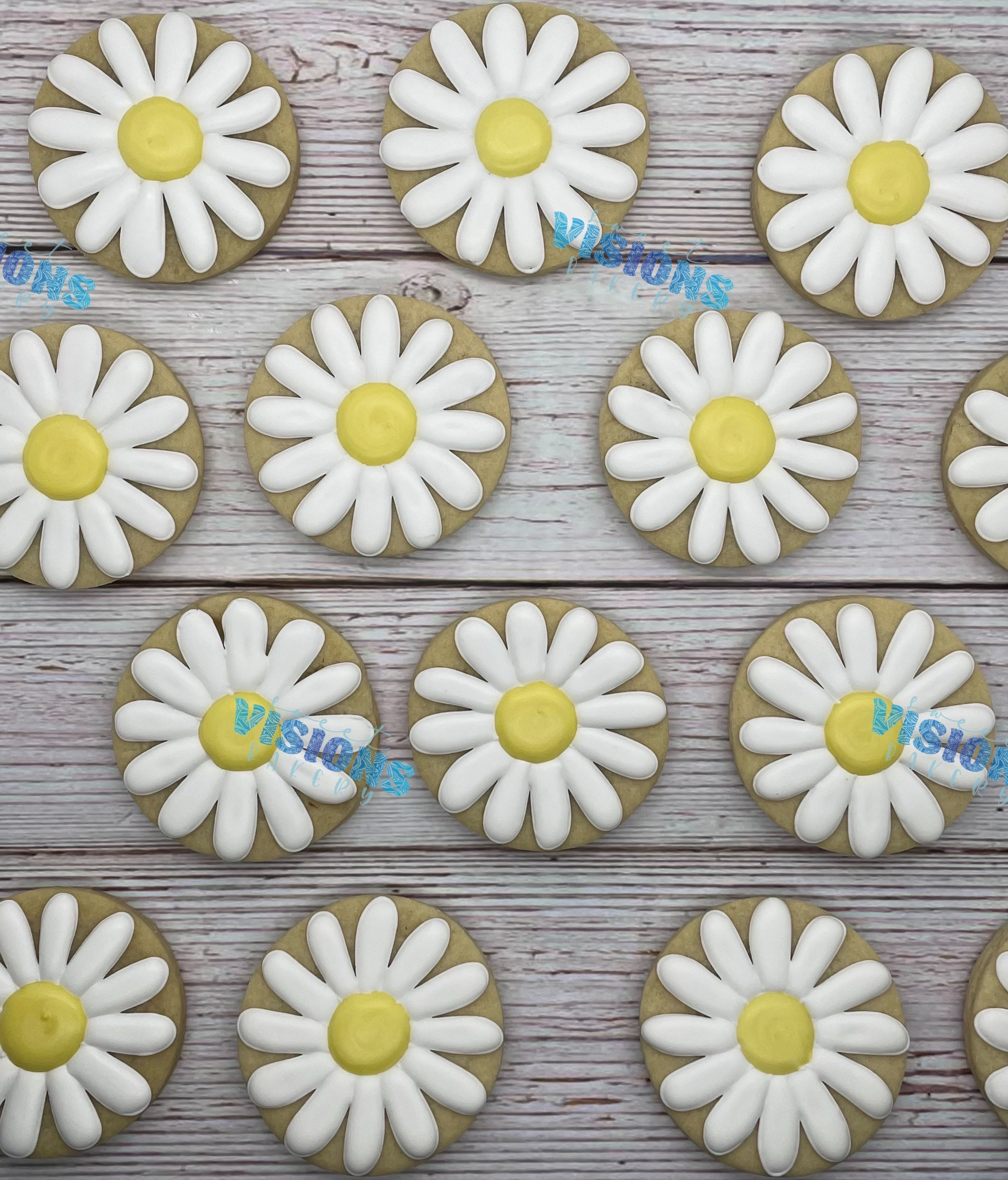 Daisy Cookies - Etsy