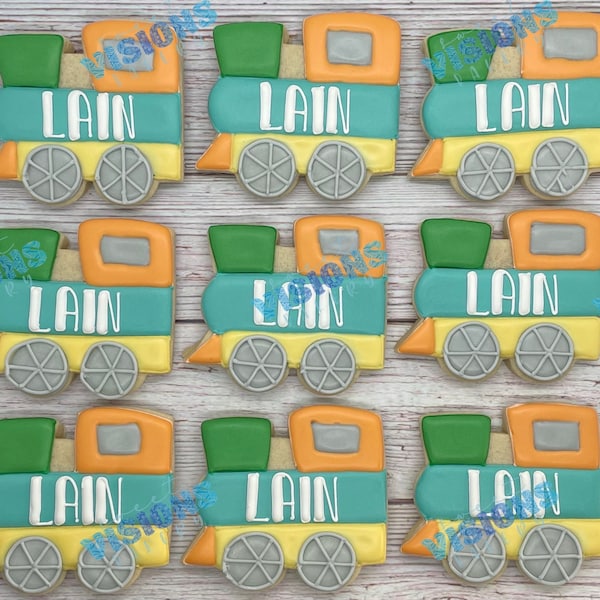 Train Cookies - Etsy