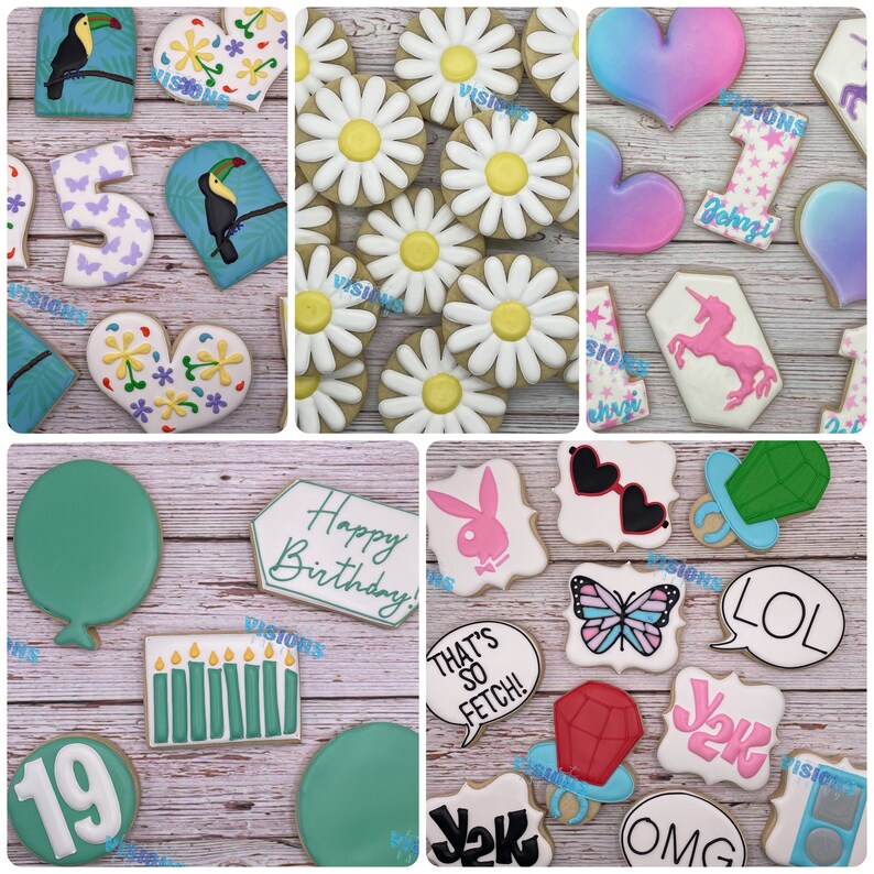 Custom Design Cookies - Etsy