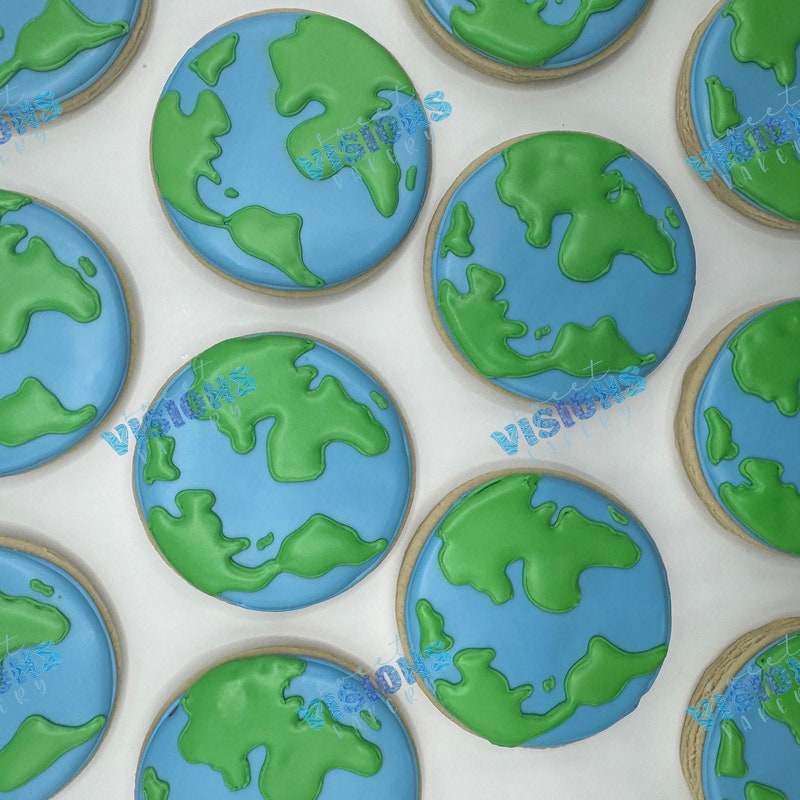 Earth Day Cookies - Etsy
