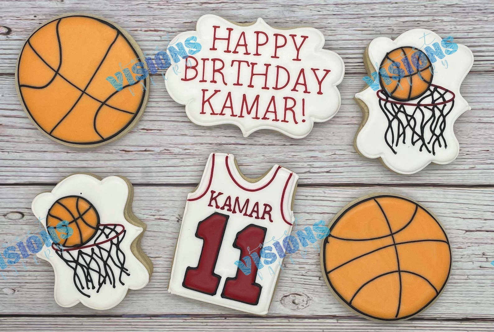 Basketball Cookies - Etsy