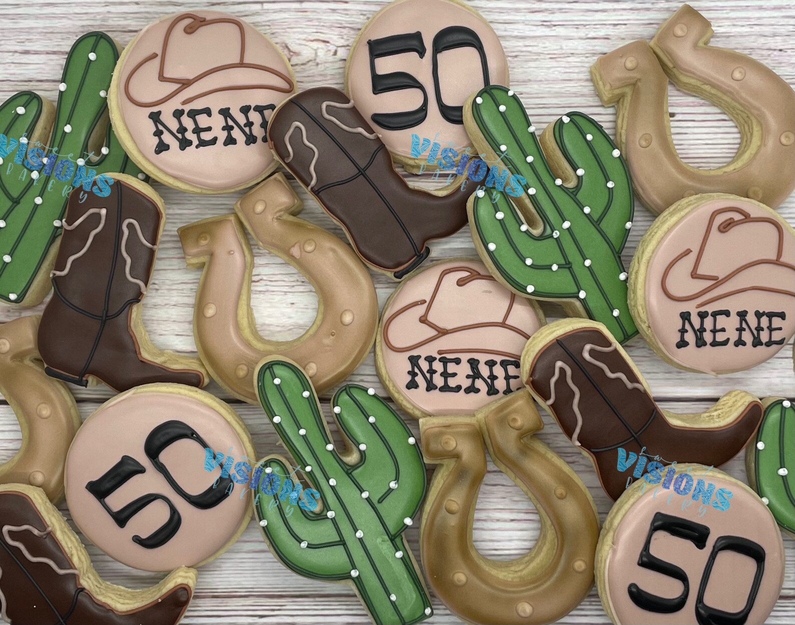 Western Theme Cookies - Etsy