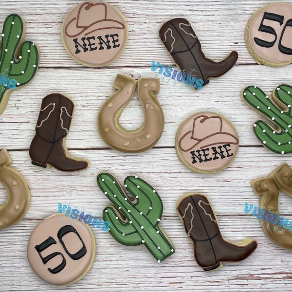 Western Cookies - Etsy