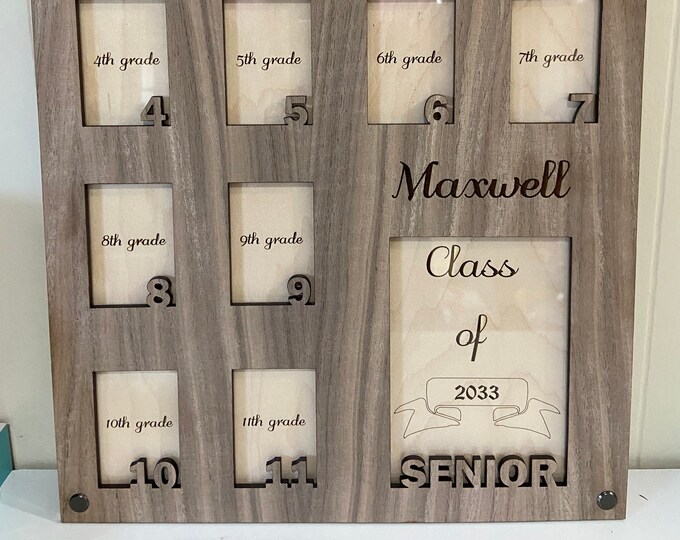 Personalized School Photo Frame - Etsy