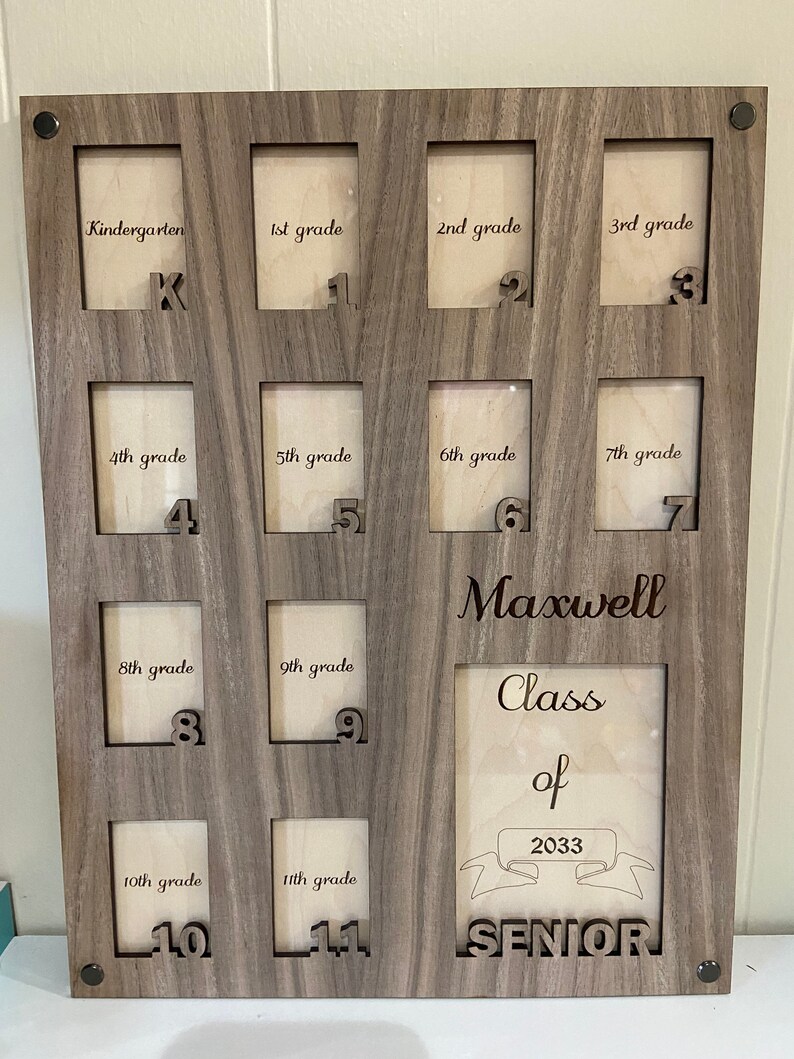 Personalized School Photo Frame - Etsy