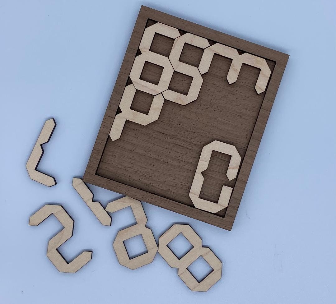 Numbers Brain Teaser Puzzle - Etsy