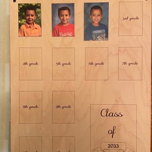 Personalized School Photo Frame - Etsy