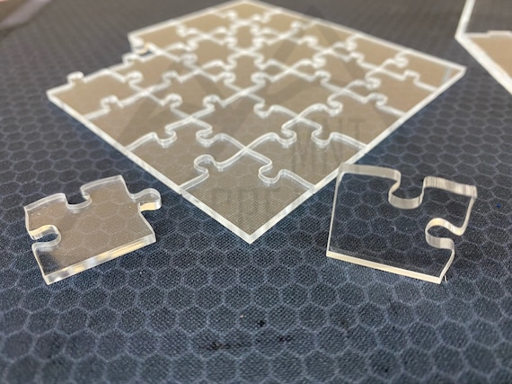 Clear Jigsaw Puzzle Impossible Puzzle Clear Acrylic Adult | Etsy