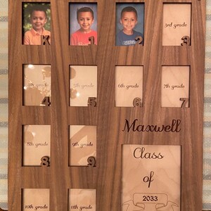 Personalized School Photo Frame - Etsy