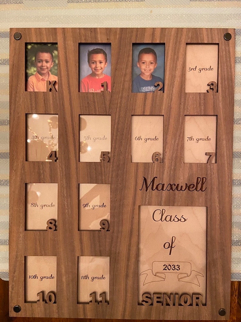 Personalized School Photo Frame - Etsy