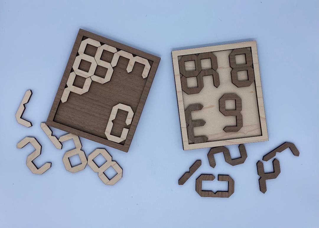 Numbers Brain Teaser Puzzle - Etsy