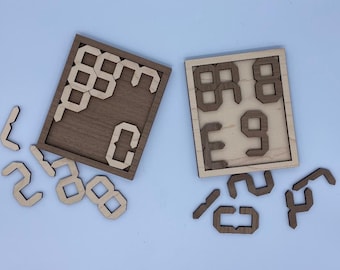 Aramas Puzzle 3D Wooden Interlocking Brain Teaser Puzzle - Etsy