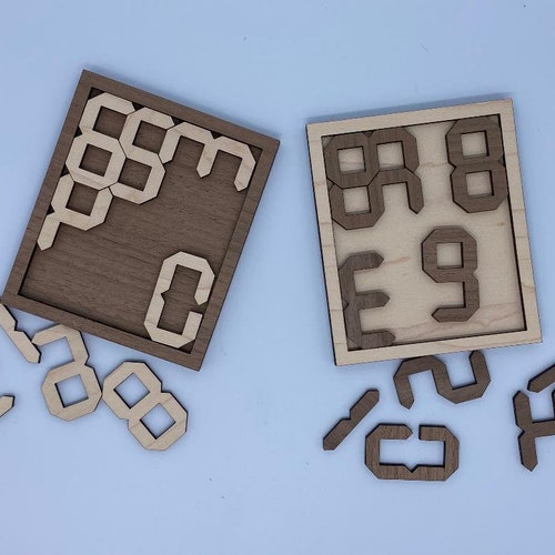 15 Locked Bricks Brain Teaser Puzzle 3D Wooden Interlocking - Etsy