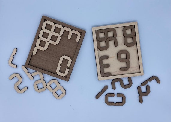 Numbers Brain Teaser Puzzle - Etsy