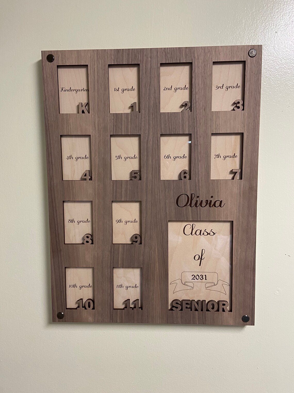 Personalized School Photo Frame - Etsy