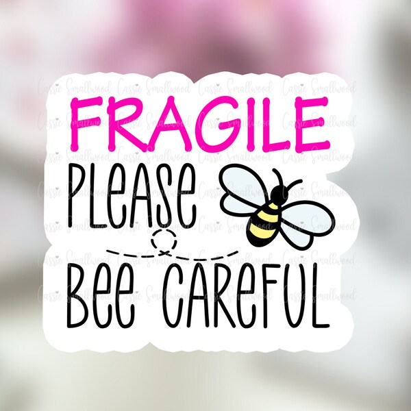 Fragile Printable Sticker - Etsy