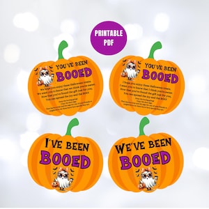 You've Been Booed Printables, Cute Ghost Youve Been Booed Halloween ...