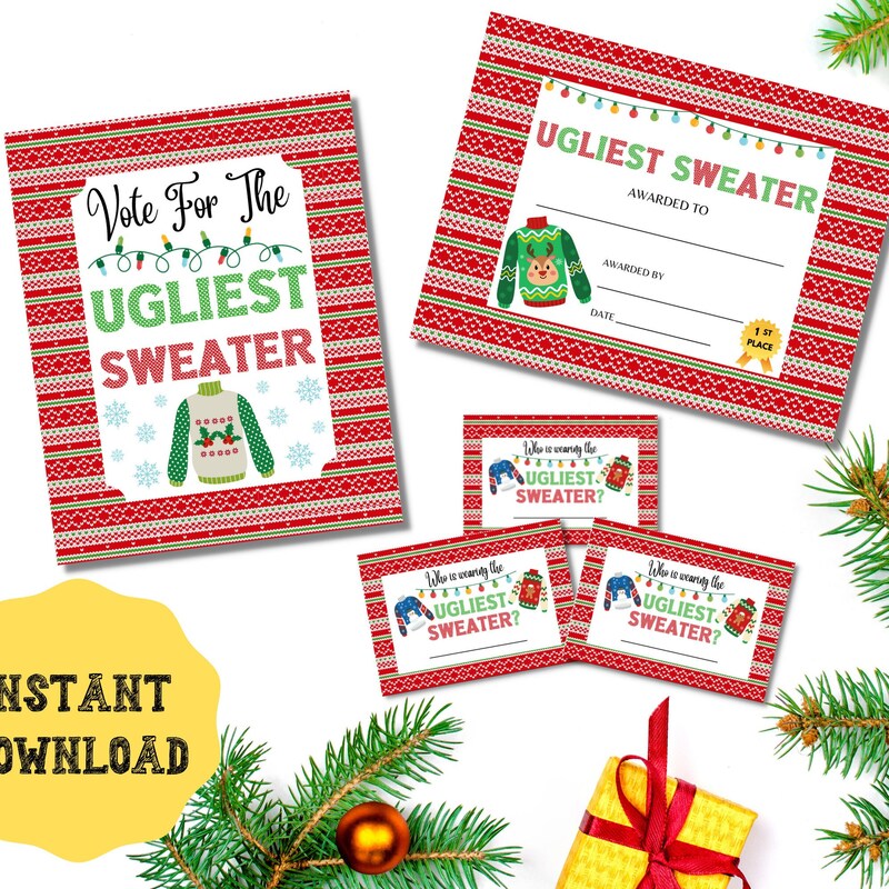 Ugly Sweater Awards - Etsy