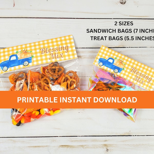 Thanksgiving Blessing Mix - Etsy
