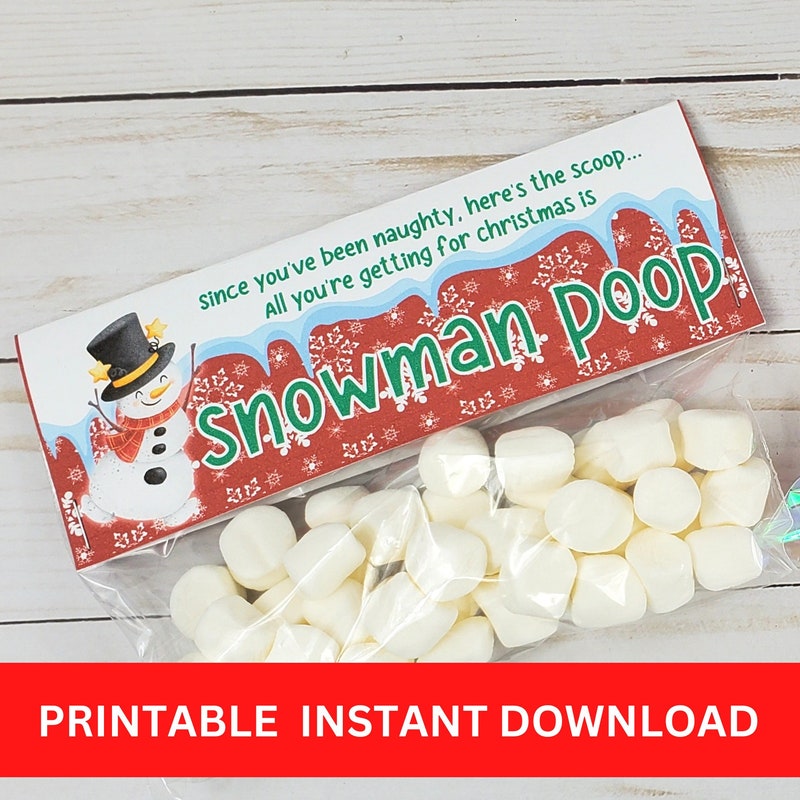 Snowman Poop Bag Topper - Etsy