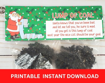 Naughty List Lump of Coal - Etsy