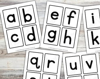 ABC Flashcards Printable Alphabet Flashcards for Toddlers, Preschool ...