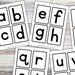 Printable Uppercase Letter Flashcards, Preschool Alphabet Flashcards to ...