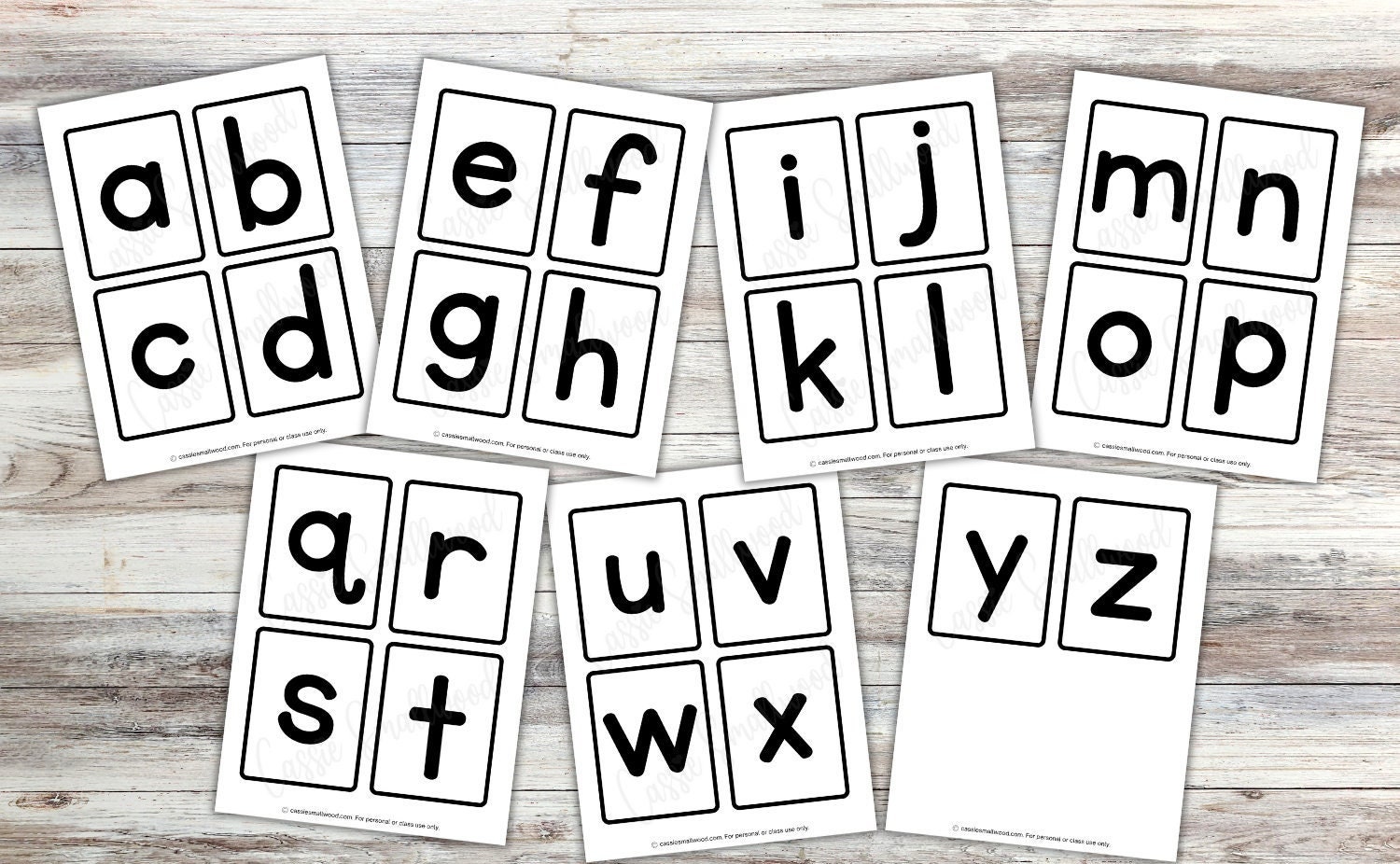 Printable ABC Flashcards, Alphabet Flash Cards, Preschool Flashcards, A ...