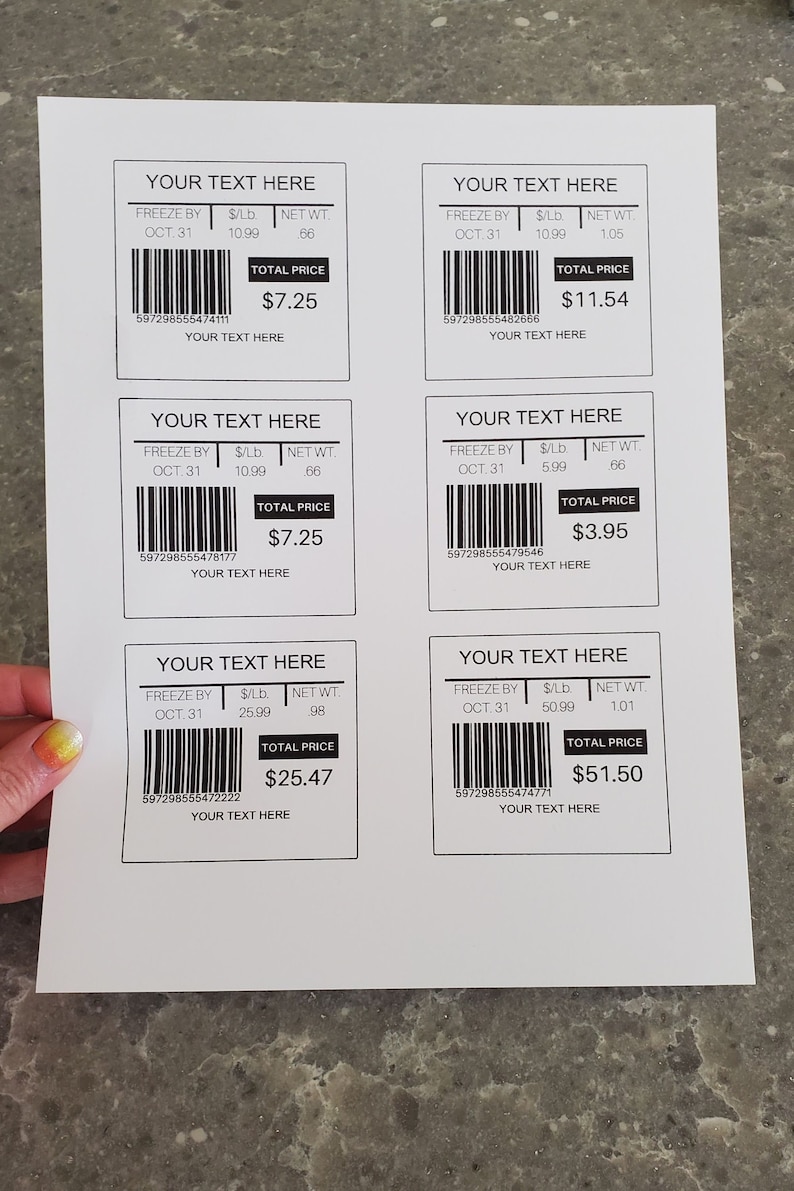 Editable Printable Fake Meat Labels Halloween Prank Funny - Etsy