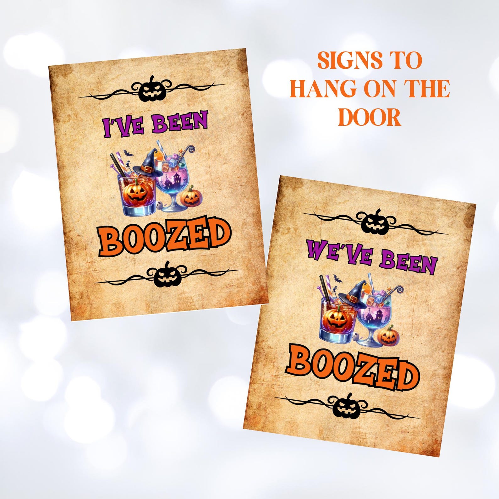 You've Been Boozed Printable Halloween Wine Labels, Youve Been Boozed ...