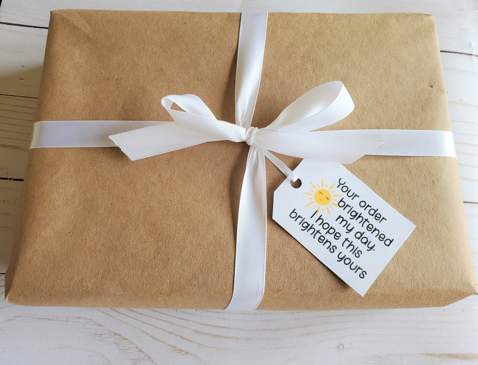 Your Order Made My Day Printable Tags Small Business Tags - Etsy