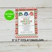 Editable Ugly Sweater Party Invite, Printable Voting Set, Treat Bag ...
