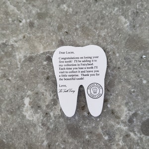 Editable Instant Download First Tooth Fairy Letter, Printable First ...