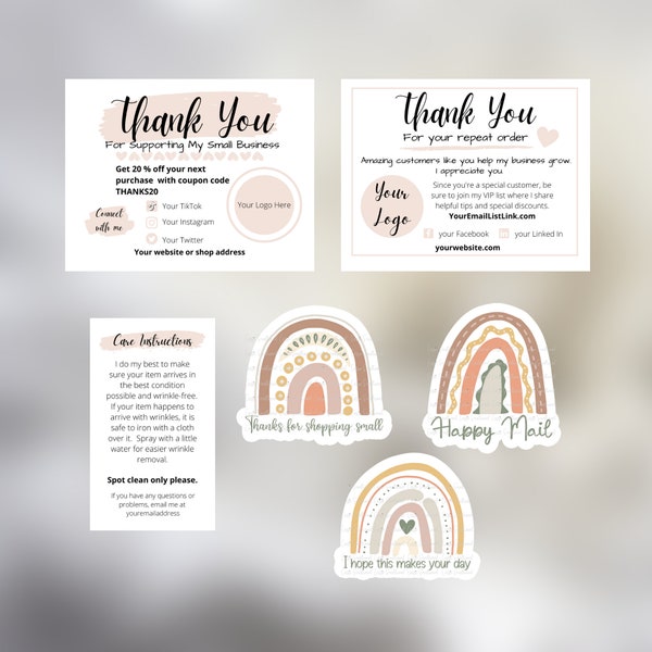Care Package Sticker Kit - Etsy