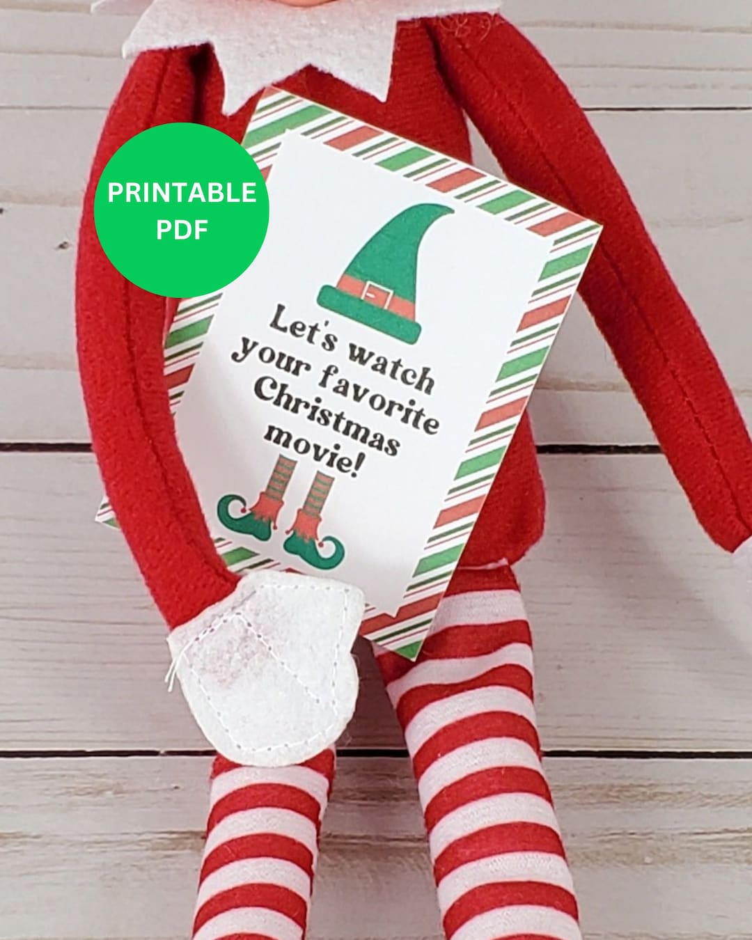 Tarjetas de notas de elfos imprimibles, tarjetas de actividades de ...