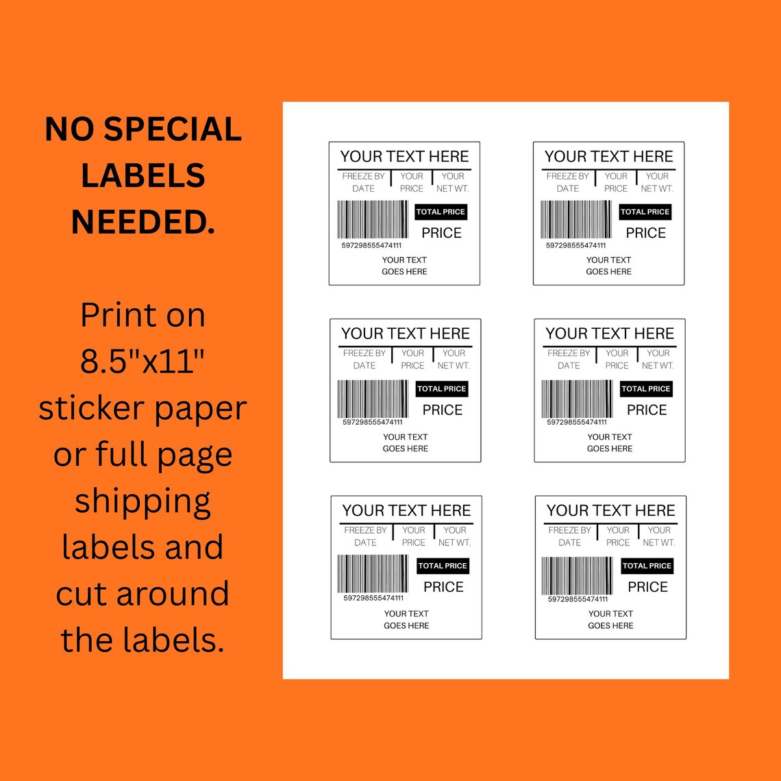 Editable Printable Fake Meat Labels Halloween Prank, Funny Fake Food ...