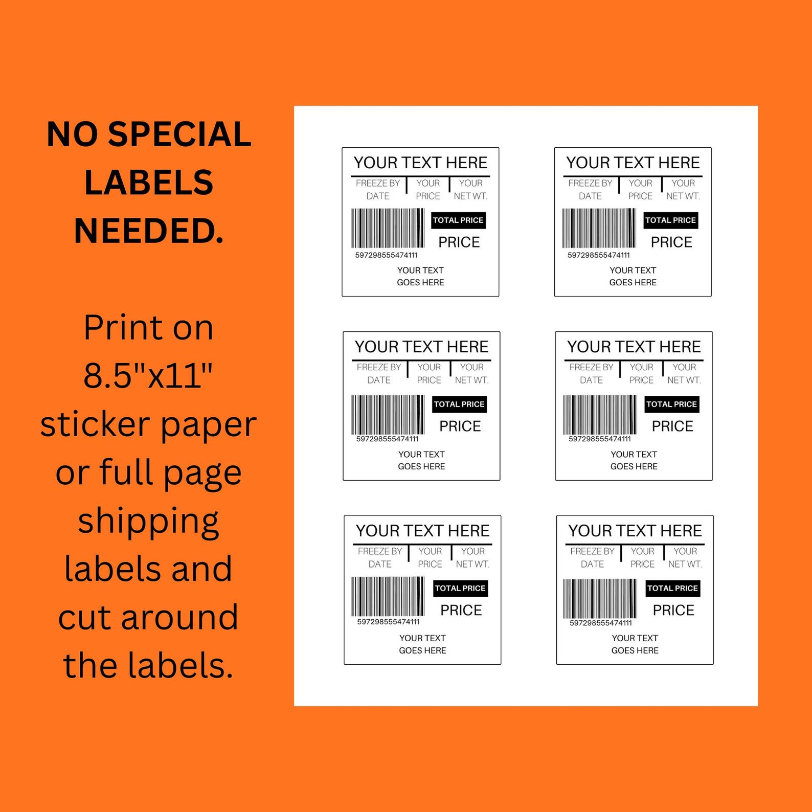 Editable Printable Fake Meat Labels Halloween Prank, Funny Fake Food ...