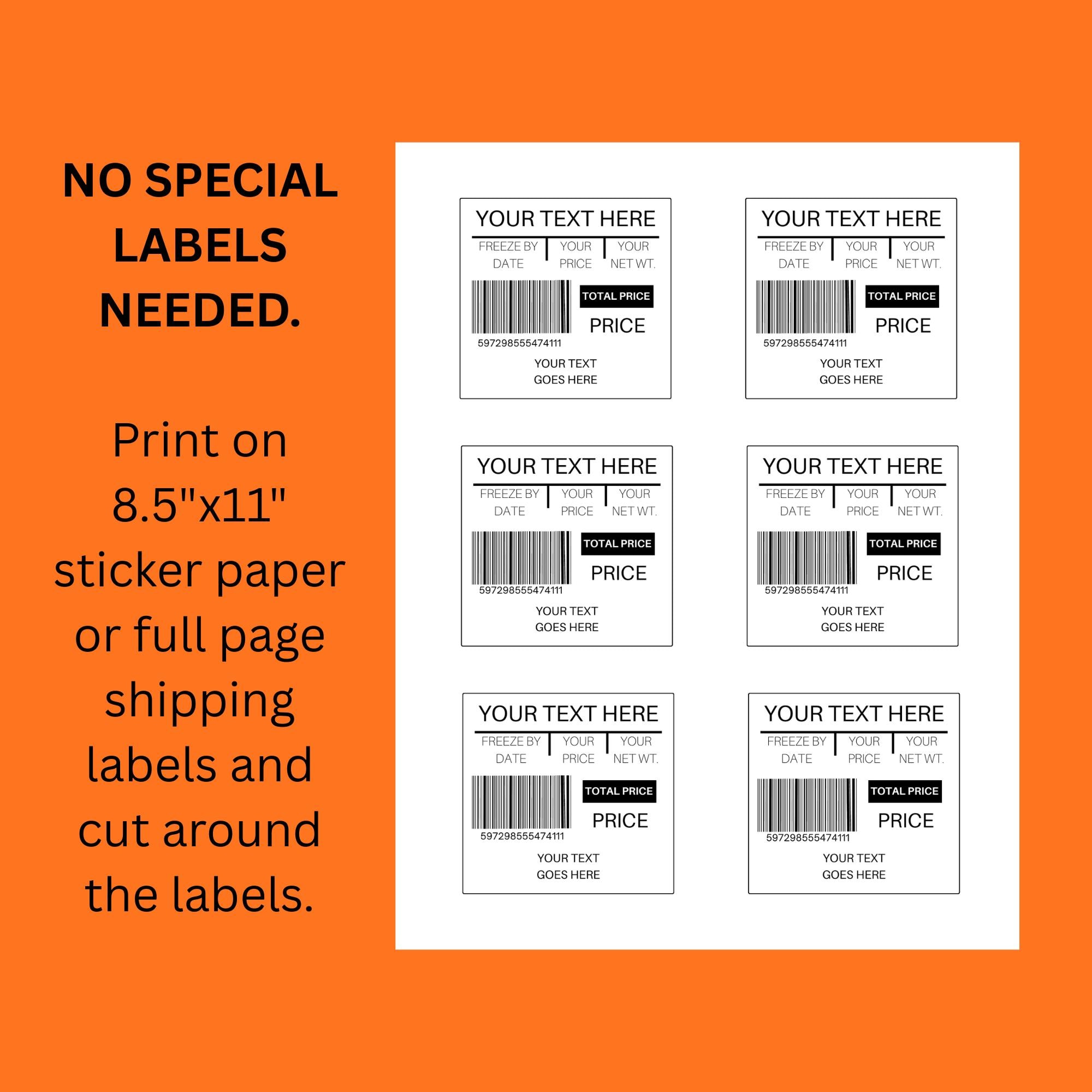 Editable Printable Fake Meat Labels Halloween Prank, Funny Fake Food ...