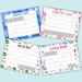 Cute Printable 2026 Monthly Wall Calendar With Holidays, Kids School ...