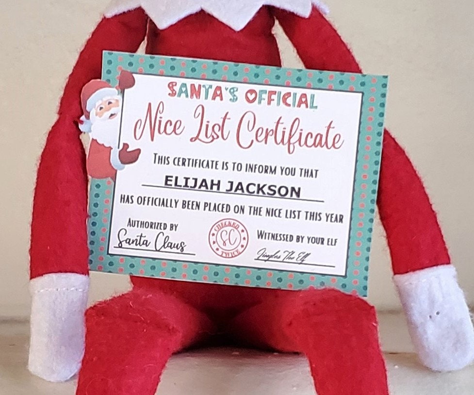 Editable Instant Download Mini Elf Letter Bundle Kit, Mini Elf Arrival ...