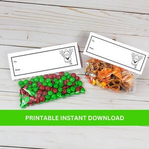 Printable Happy Holidays Bag Toppers to Color, Cute Elf Ideas, Coloring ...