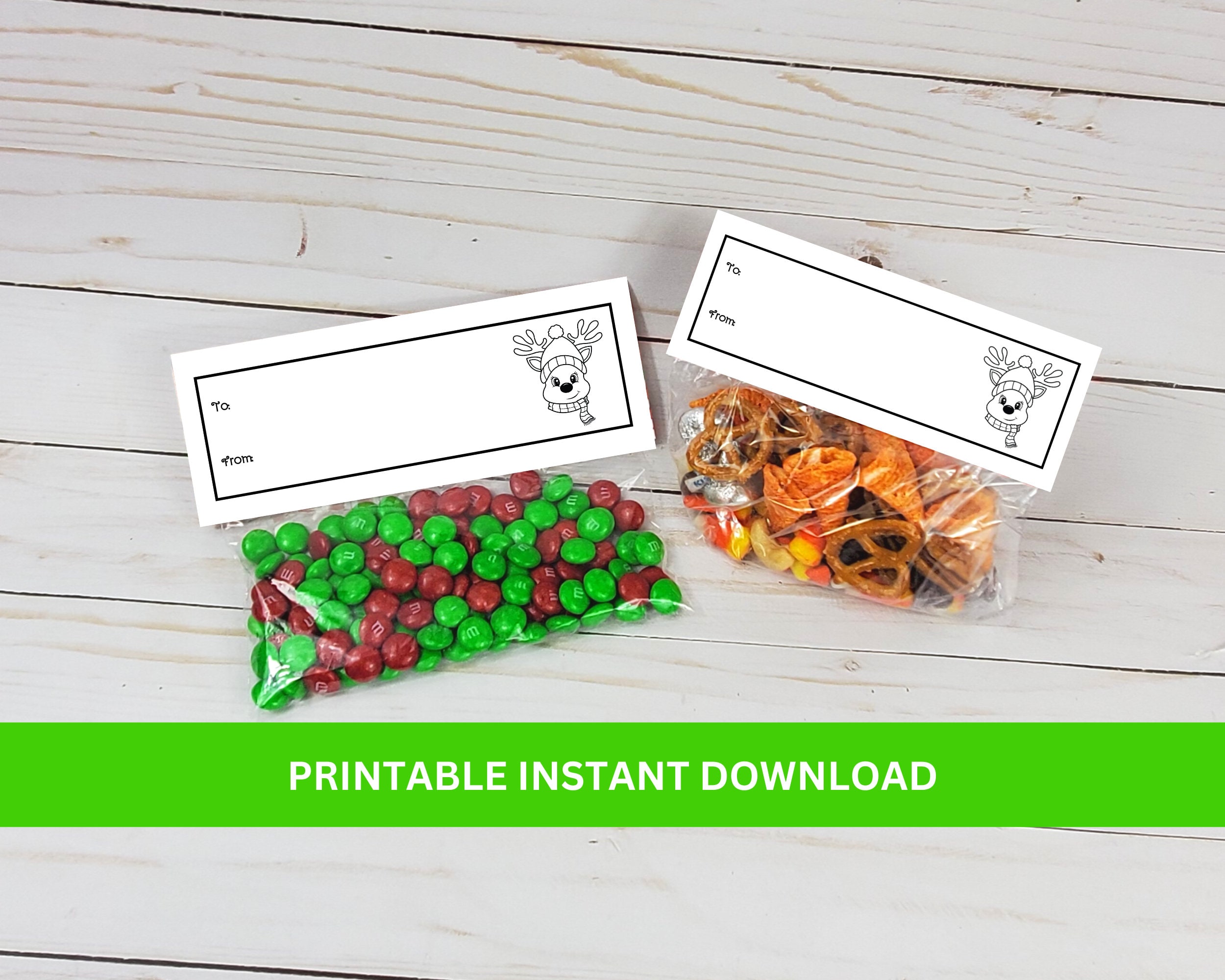 Printable Happy Holidays Bag Toppers to Color, Cute Elf Ideas, Coloring ...