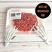 Printable Fake Meat Labels Halloween Prank, Funny Fake Food Labels ...