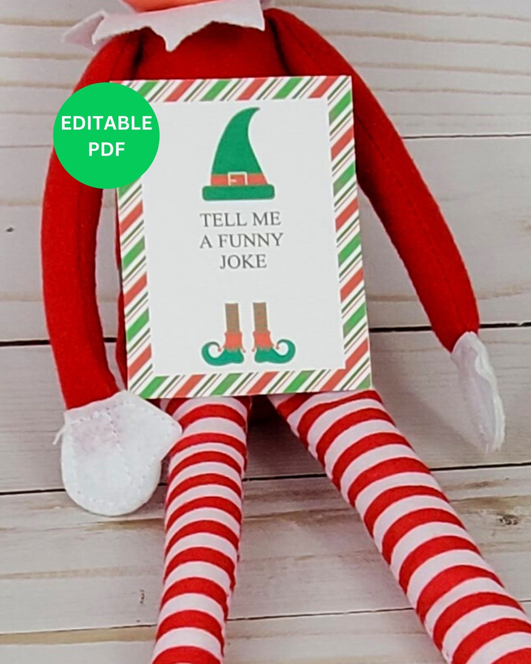 Editable Elf Note Cards, Christmas Elf Activity Cards, Printable ...