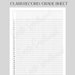 Printable Grade Sheet, Class Record Checklist, Elementary School ...