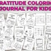 Printable Gratitude Journal for Kids, Positive Affirmations Coloring ...