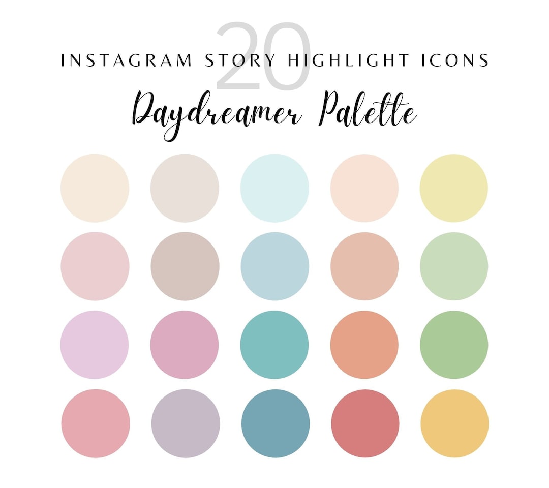 20 Solid Color Instagram Highlight Icons Instagram Highlights Instagram ...