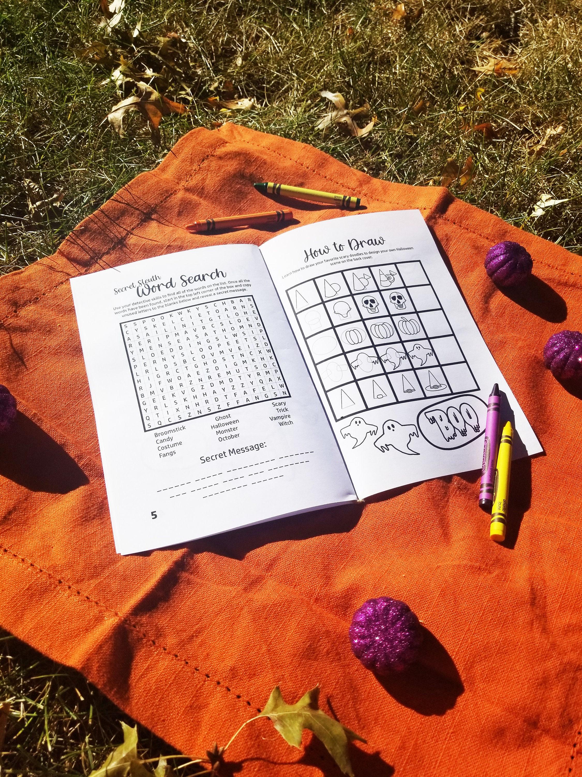 Halloween Activity Book, Printable Halloween Kids Activities, Halloween ...