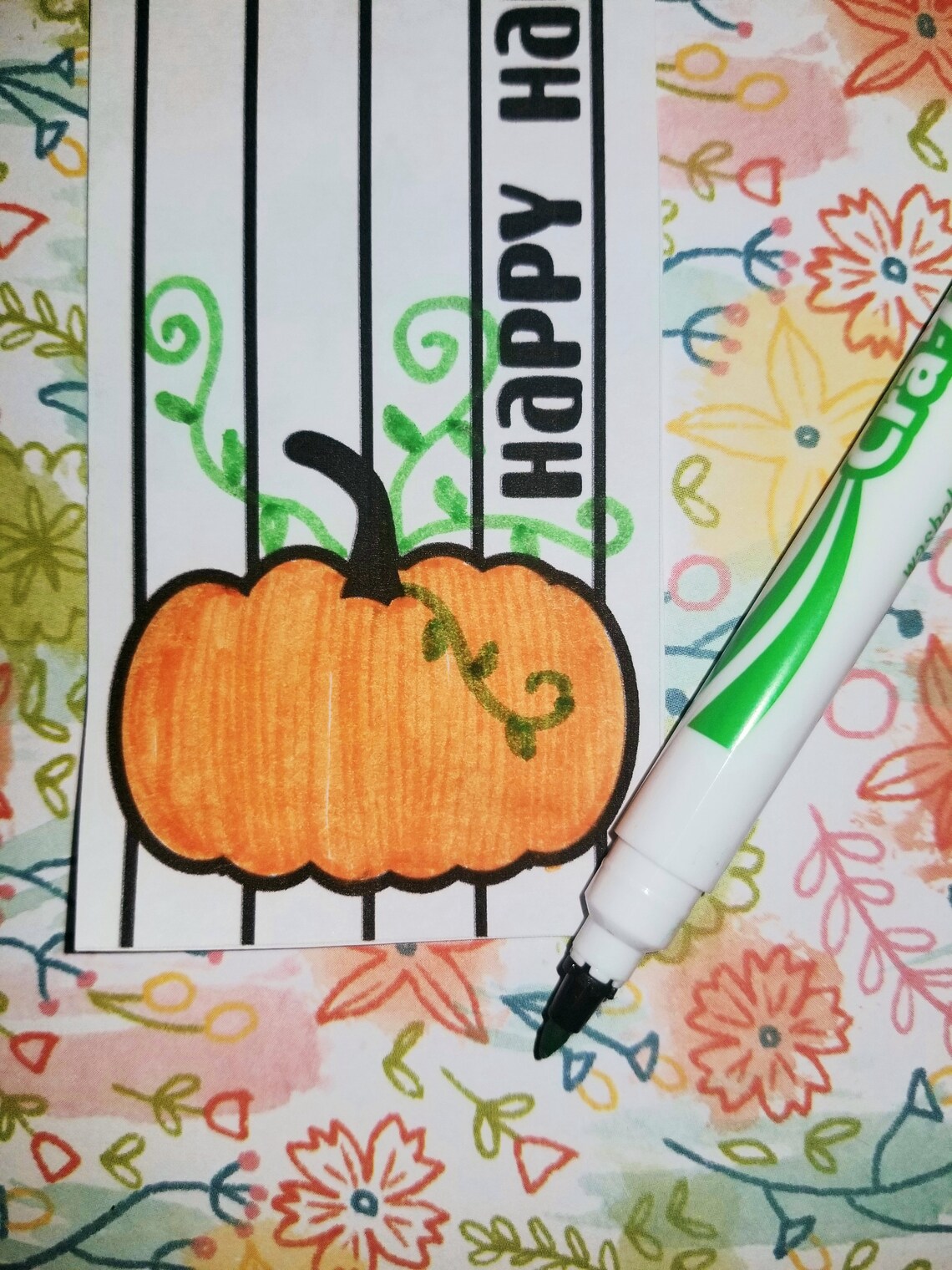 Halloween Color-your-own Bookmarks, Teacher Printable, Instant Download ...
