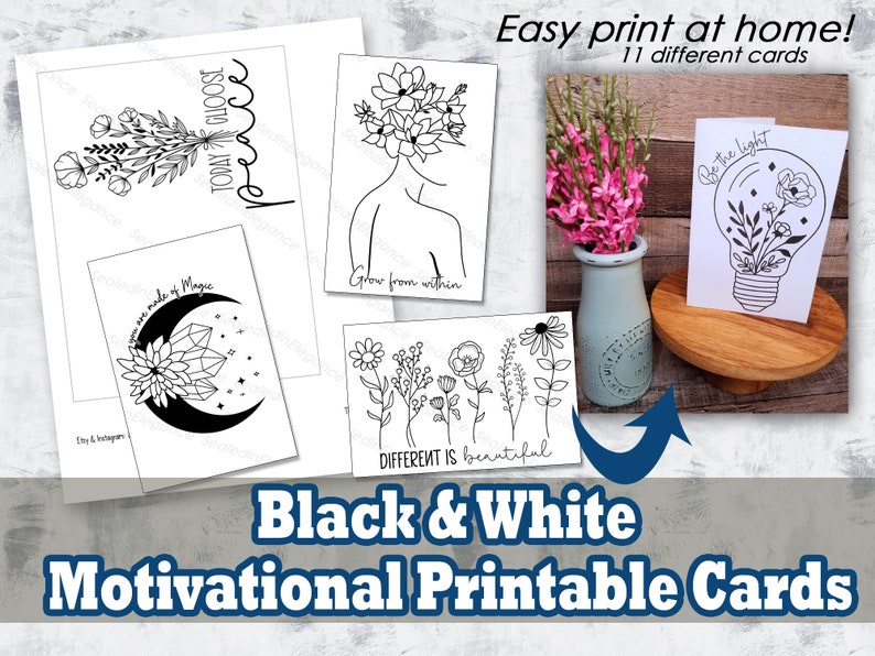 Printable Girly Encouraging Cards, Printable Encouraging Cards ...